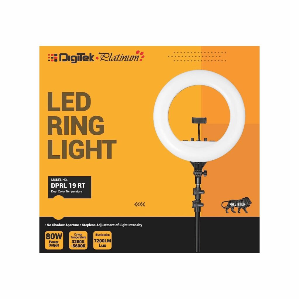 Digitek Platinum DPRL-19RT Professional LED Ring Light